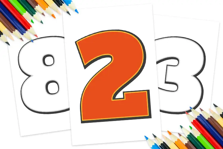 Free Printable Numbers PDF (0–9) – Download & Print Now